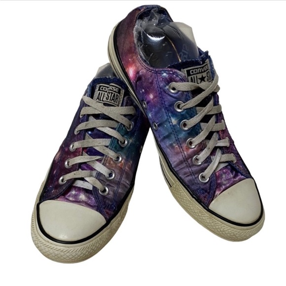 Converse | Shoes | Converse Ctas Satin Galaxy Night Sky Low Top ...